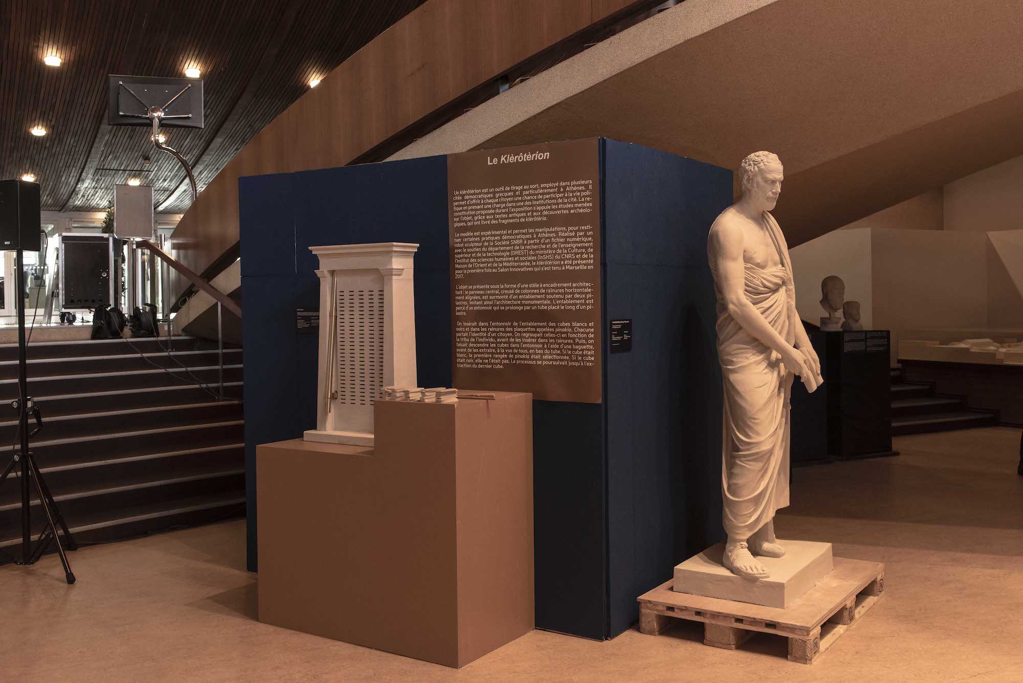 Exposition "Klèrôtèrion" : la démocratie athénienne au coeur du Palais ...